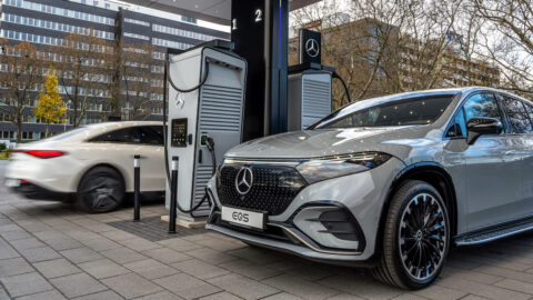 Mercedes Charging Hub nun auch in Mannheim - Elektroauto